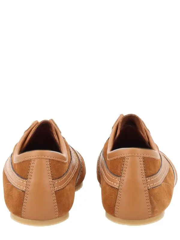 Dries Van Noten Suede Lace-up Sneakers - Brown