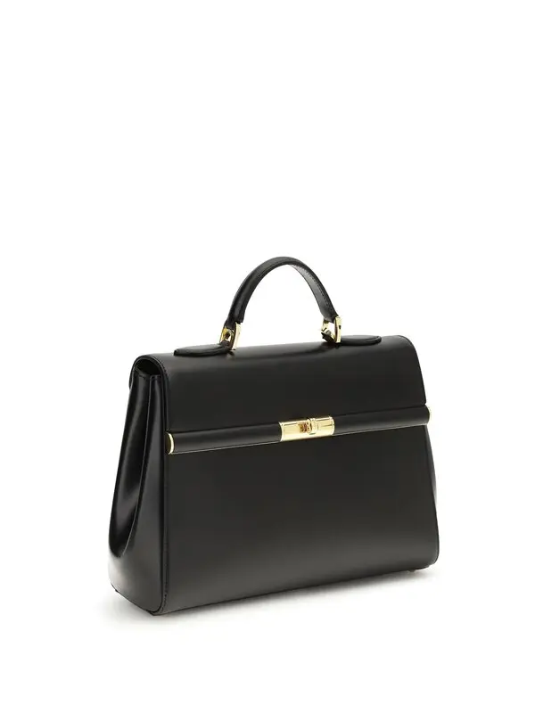 Dolce & Gabbana Marlene Leather Handbag With Turn Lock