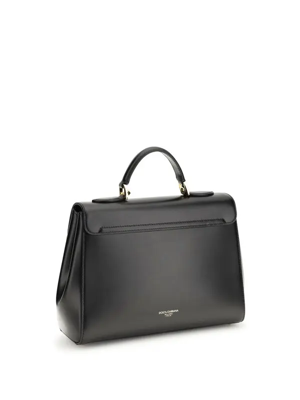 Dolce & Gabbana Marlene Leather Handbag With Turn Lock