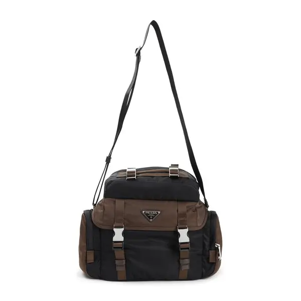 Prada Bandoliera Bag In Recycled Polyamide - Black