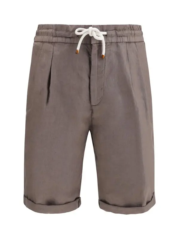 Brunello Cucinelli Linen Dyed Shorts