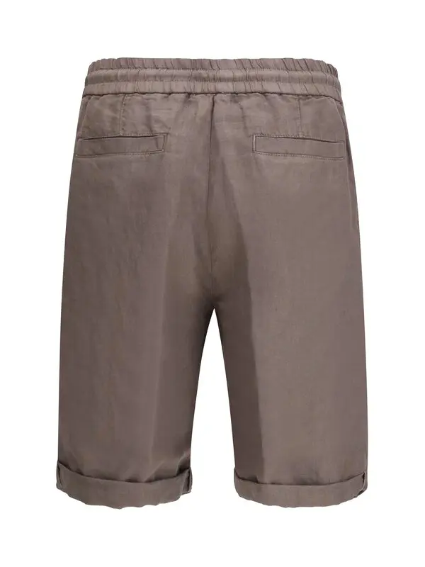 Brunello Cucinelli Linen Dyed Shorts
