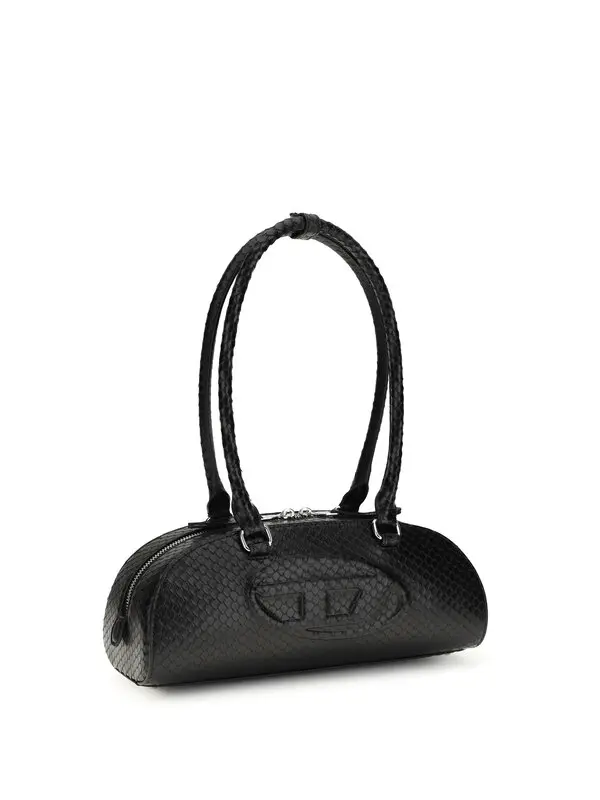 DIESEL® 1dr Dome Shoulder Bag - Black