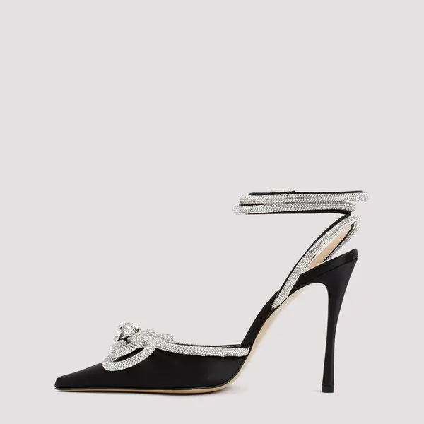 Mach & Mach Double Bow Stiletto Sandals