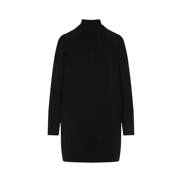 Max Mara Triacetate Blend Mini Dress - Black