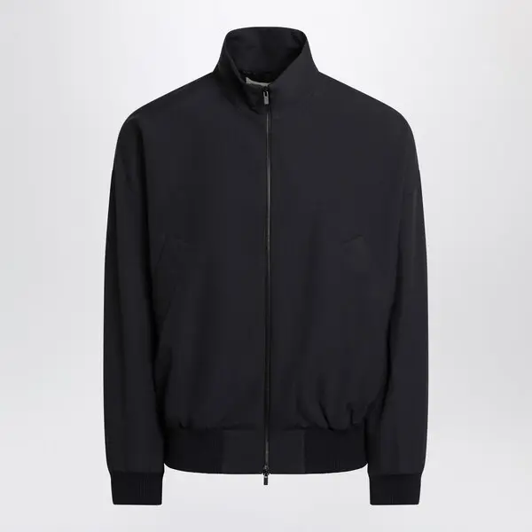 Fear Of God Virgin Wool Zip Jacket - Blue