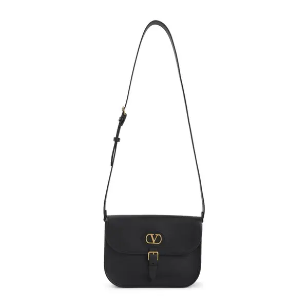 Valentino Garavani Leather Shoulder Bag With Vlogo