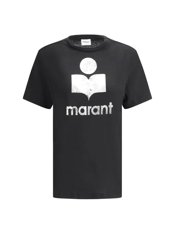 Isabel Marant Étoile Zewel T-shirt With Monogram - Black