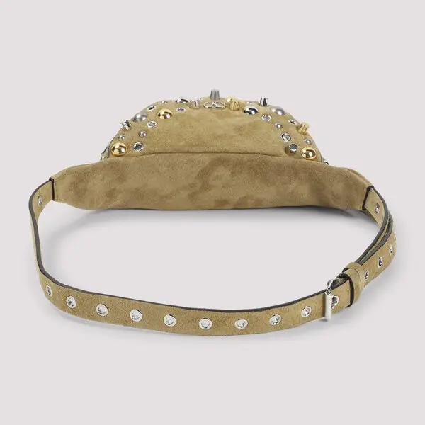 Valentino Garavani Embellished Suede Belt Bag