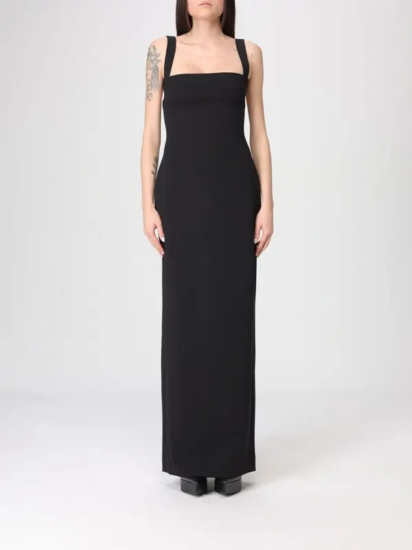 Solace London Cut-out Gown - Black