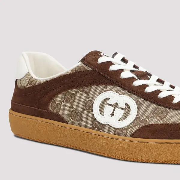 Gucci G74 Suede Leather Sneakers