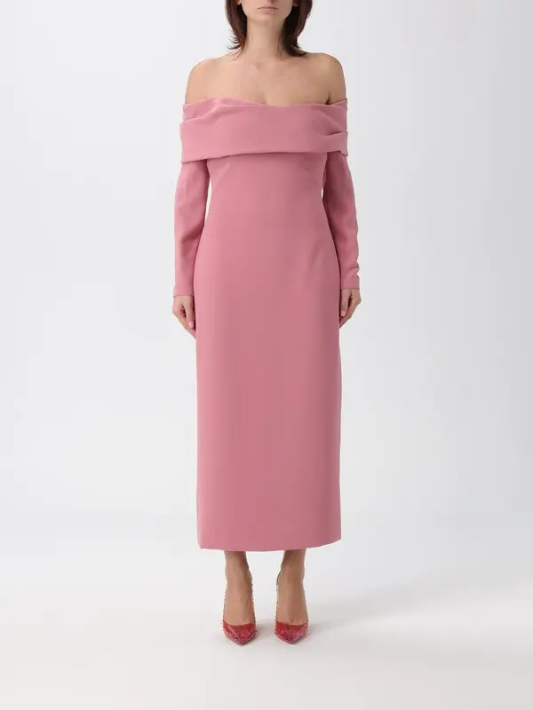 Solace London Off-the-shoulder Dress - Pink