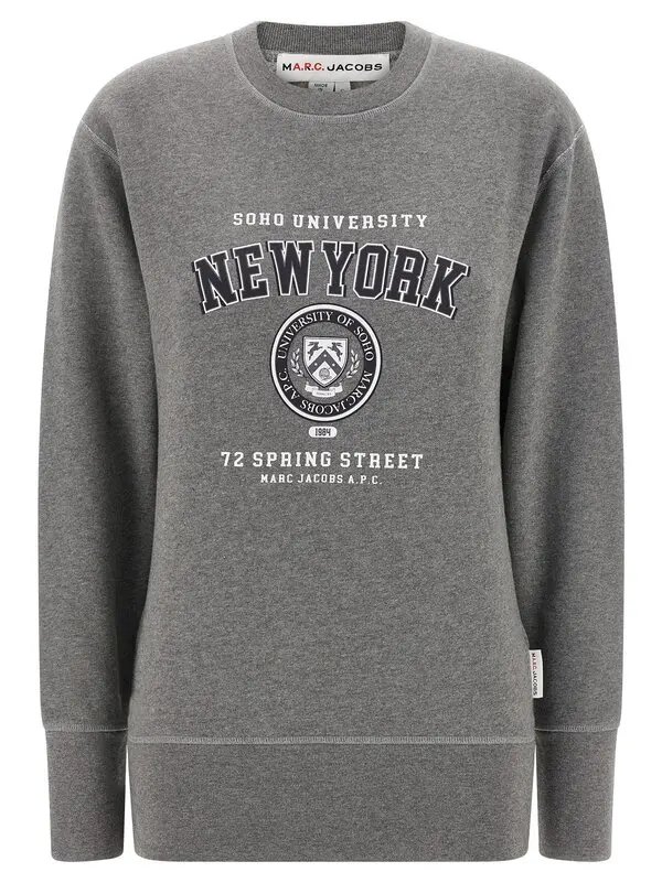 A.p.c. Ny" Capsule Sweatshirt For Marc Jacobs - Gray