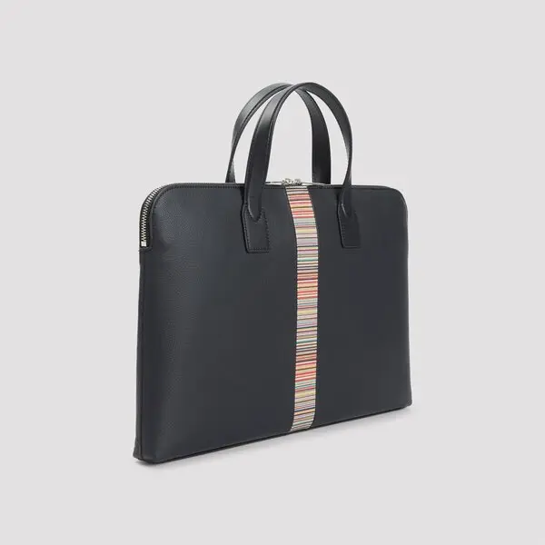 Paul Smith Signature Stripe Leather Handbag
