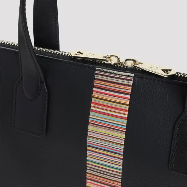 Paul Smith Signature Stripe Leather Handbag