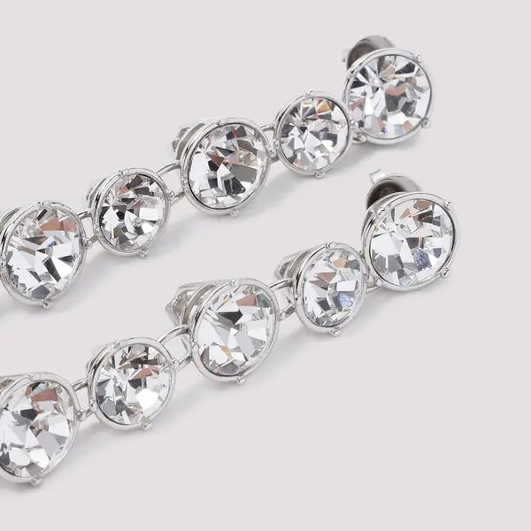 JEAN PAUL GAULTIER Long Diamond Pendant Earrings