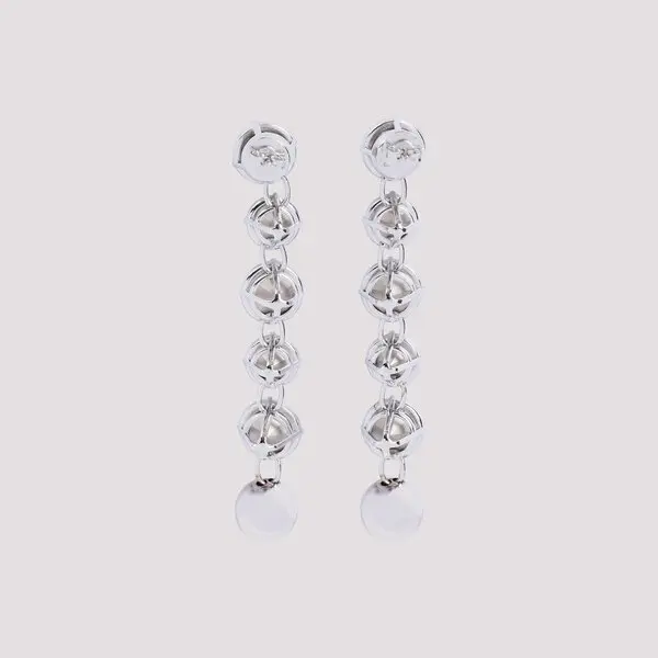 JEAN PAUL GAULTIER Long Diamond Pendant Earrings