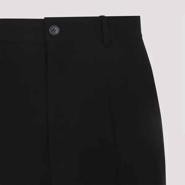 Balenciaga Tailored Wide Leg Pants - Black