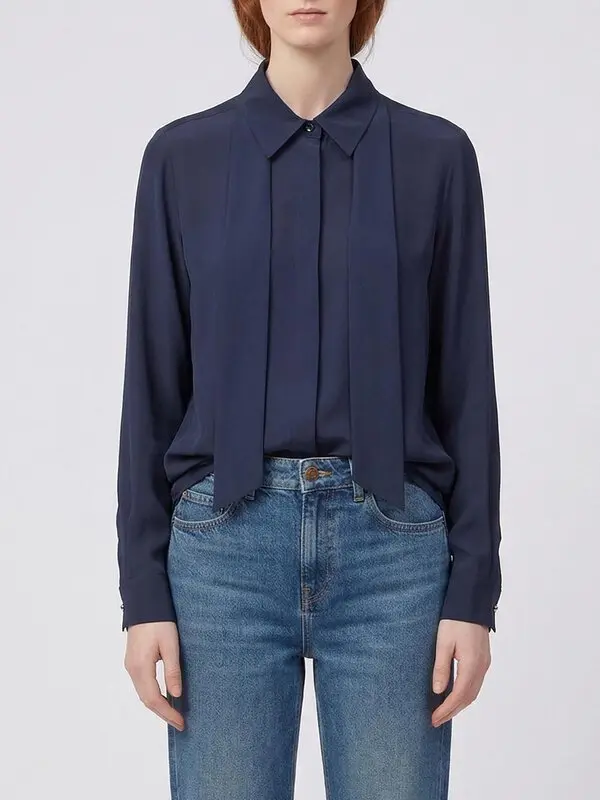 Max Mara Classic Collar Shirt - Blue