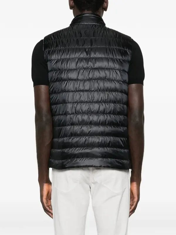Herno Nylon Ultralight And Ecoage Reversible Vest - Black