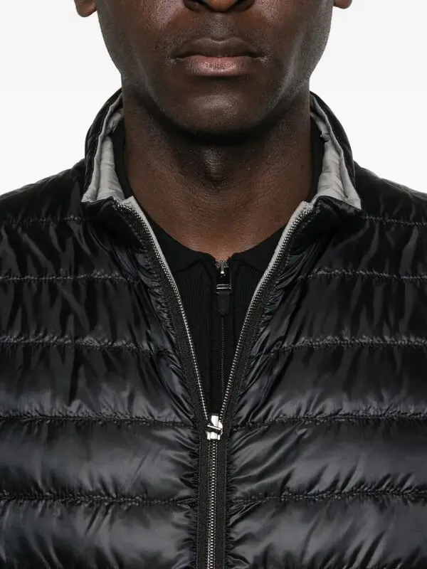 Herno Nylon Ultralight And Ecoage Reversible Vest - Black