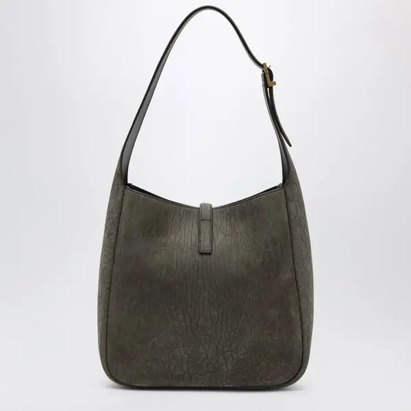 Saint Laurent Le 5 À 7 Soft Micro Nubuck Leather Bag - Gray