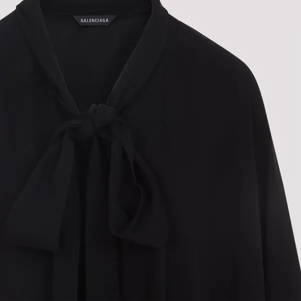 Balenciaga Silk Scarf Blouse