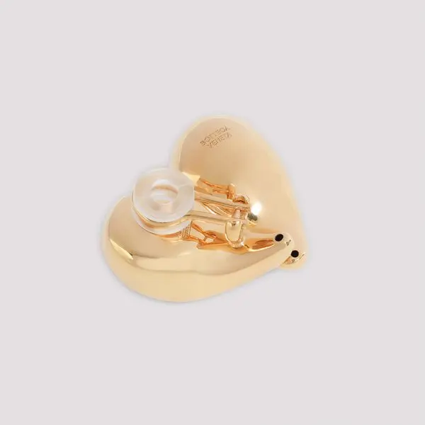 Bottega Veneta Heart Shaped Drop Earrings