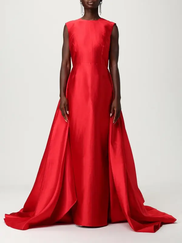 Solace London Gala Gown - Red