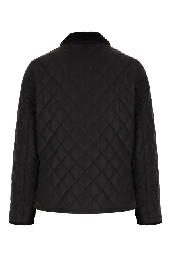 Burberry Quilted Jacket With Classic Collar - Multicolor