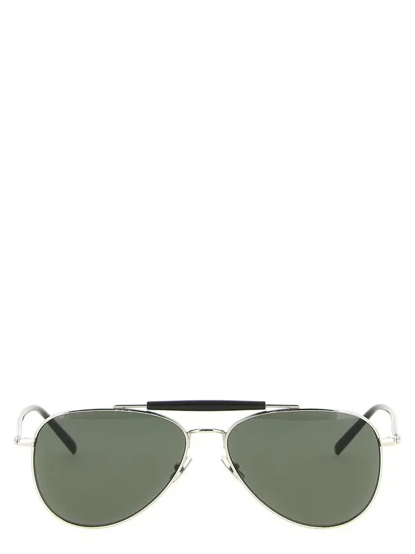 Saint Laurent Aviator Sunglasses - Silver