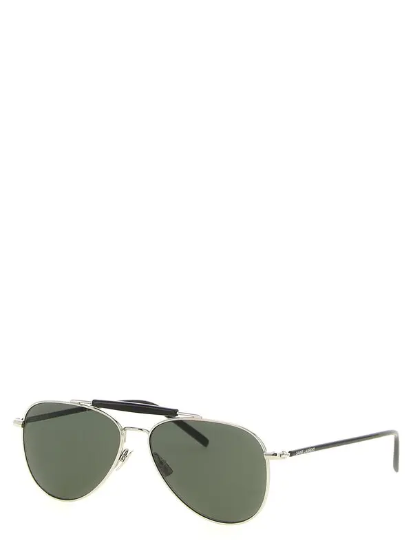 Saint Laurent Aviator Sunglasses - Silver