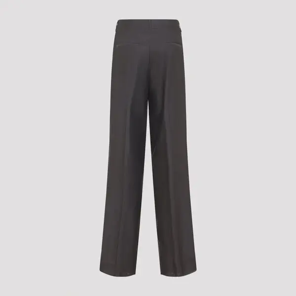 Peserico Cotton And Silk Taffeta Pants