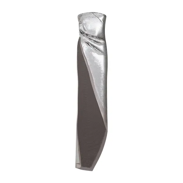 Rick Owens Sequined Draped Long Top - Silver