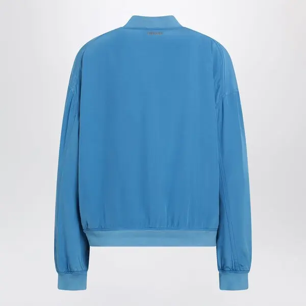 Versace Poplin Zip Blouson - Blue