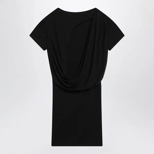 Jacquemus Mistral Viscose Jersey Dress - Black