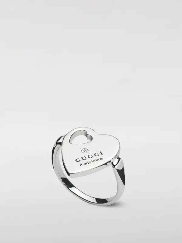 Gucci Heart Ring - Silver