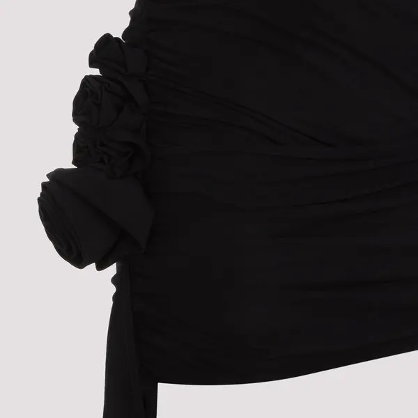Magda Butrym Viscose Mini Skirt With Floral Detail