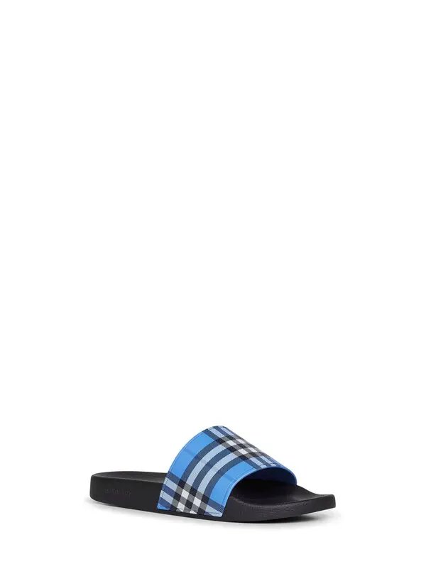 Burberry Rubber Check Slides