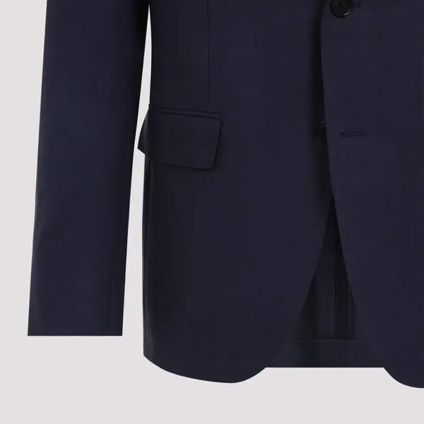 Zegna Oasi Navy Linen Jacket - Blue