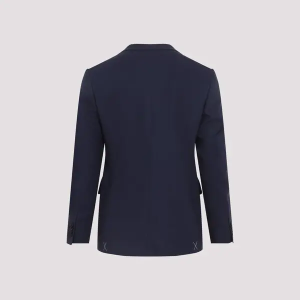 Zegna Oasi Navy Linen Jacket - Blue
