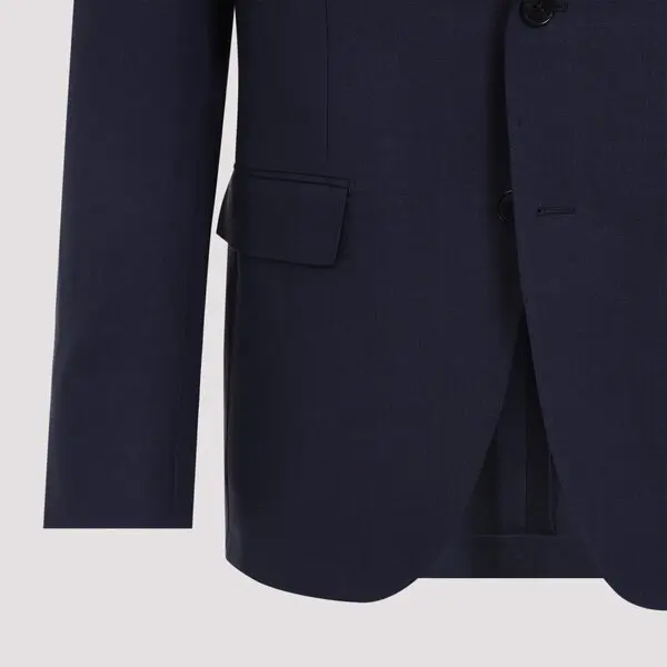 Zegna Oasi Navy Linen Jacket - Blue