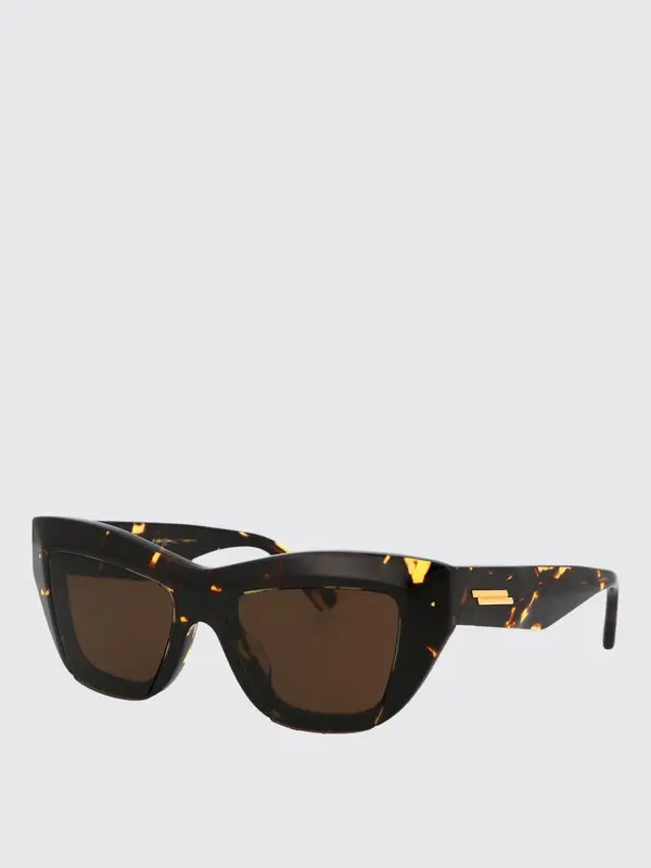 Bottega Veneta Tortoiseshell Acetate Cat Eye Sunglasses - Brown