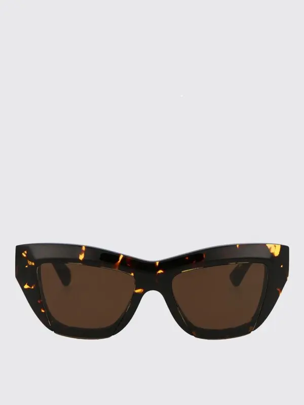 Bottega Veneta Tortoiseshell Acetate Cat Eye Sunglasses