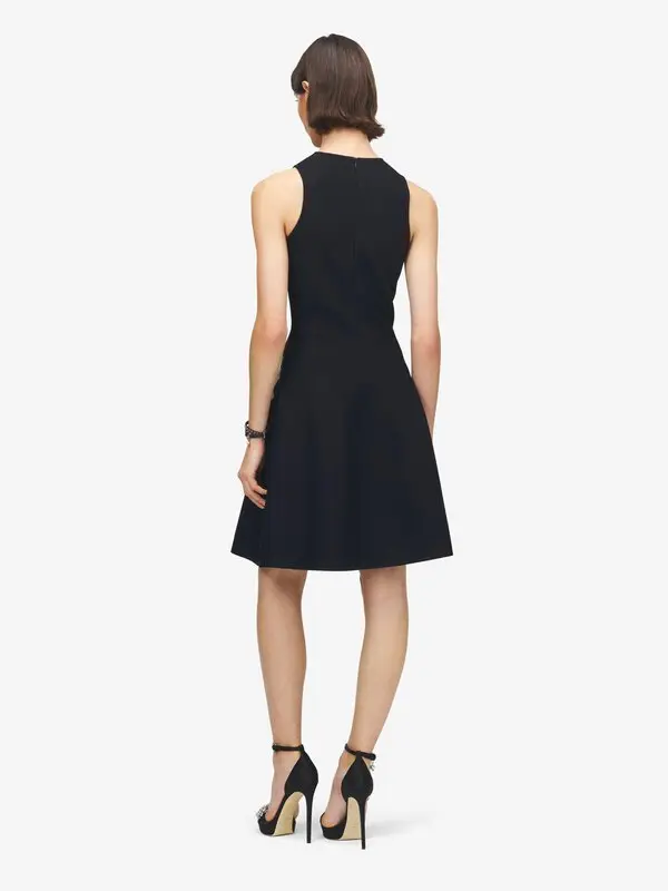 Alexander McQueen Jacq Vlm Mini Dress
