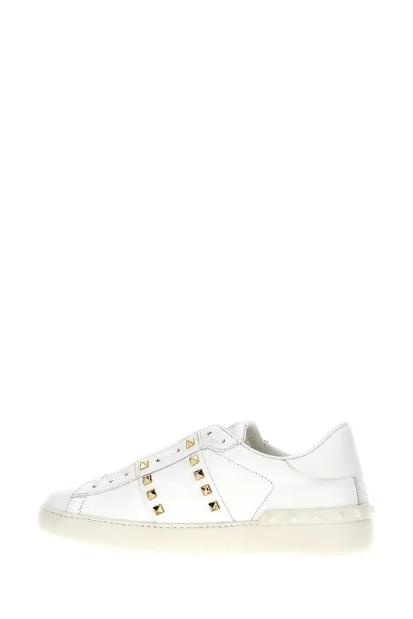 Valentino Garavani Studded Leather Sneakers - Multicolor
