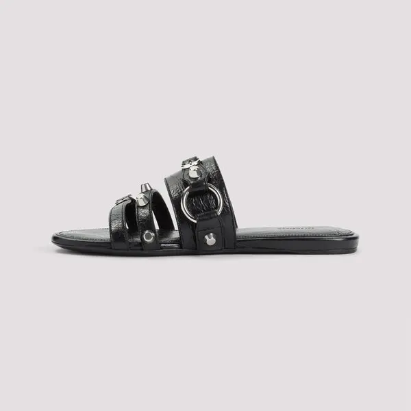 Balenciaga City Studded Lambskin Sandals