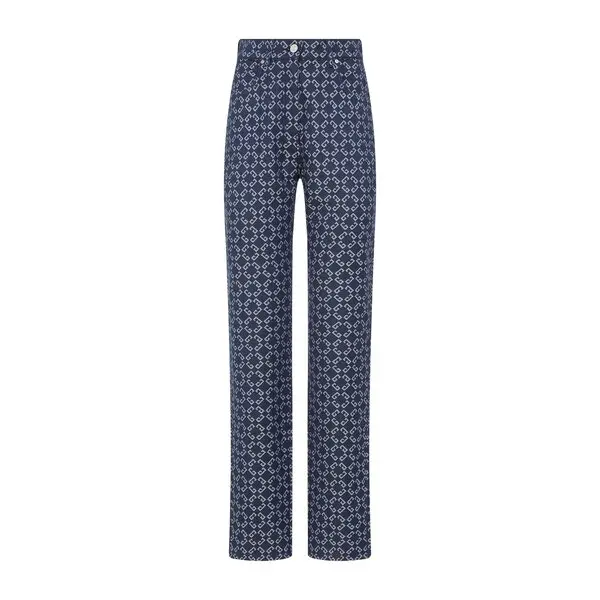 Givenchy Monogram Jacquard Denim Jeans - Blue