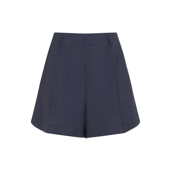 Givenchy Denim Wool Shorts - Blue
