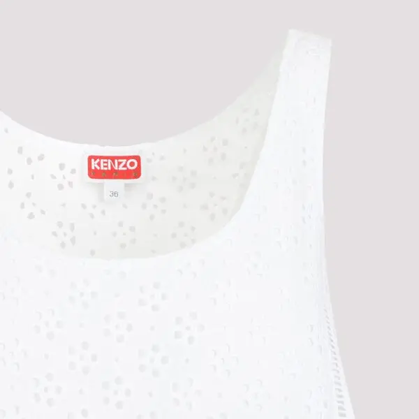 Kenzo Broderie Anglaise Mini Dress